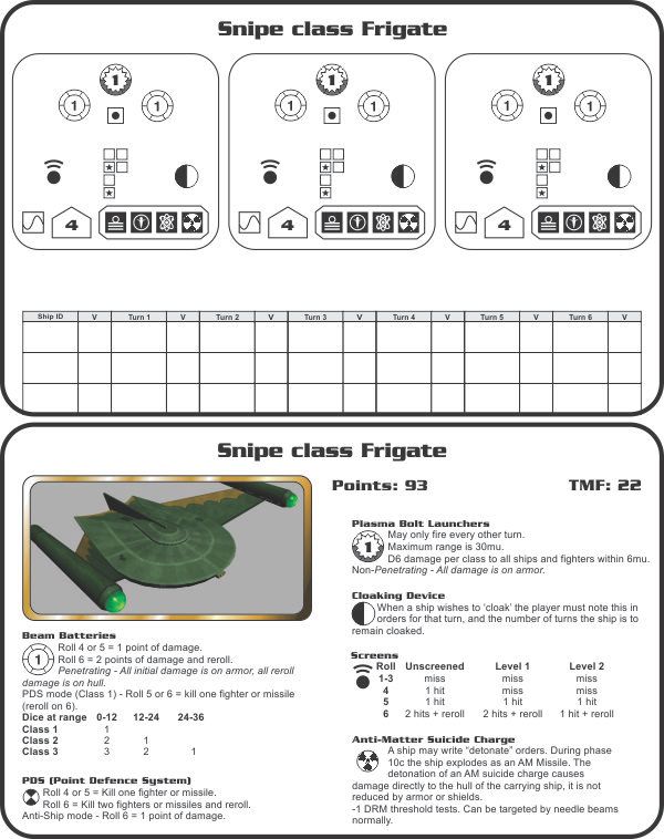 [TMP] "Full Thrust AAR: ScanFed vs Romulans" Topic